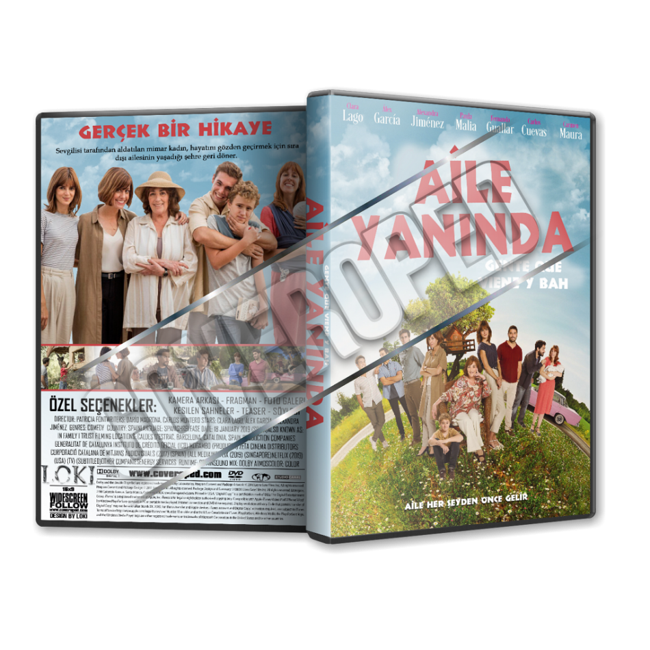 Aile Yanında - Gente que viene y bah - 2019 Türkçe Dvd cover Tasarımı
