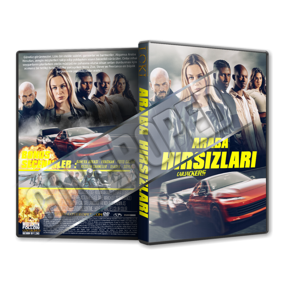 Araba Hırsızları - Carjackers - 2025 Türkçe Dvd Cover Tasarımı