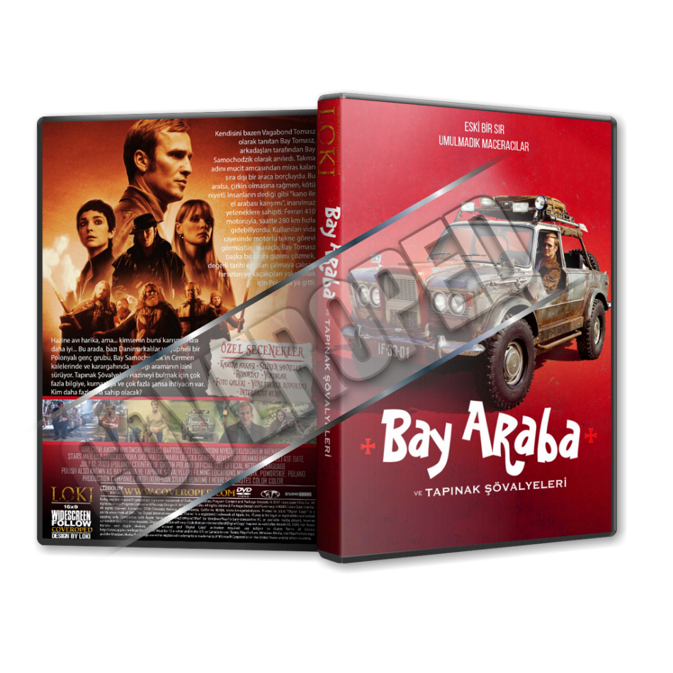 Bay Araba ve Tapınak Şövalyeleri - 2023 Türkçe Dvd Cover Tasarımı