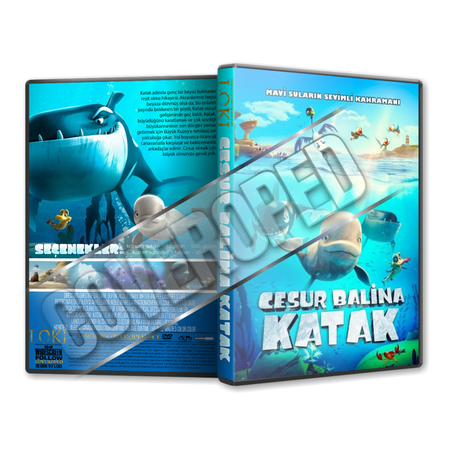 Cesur Balina Katak - Katak The Brave Beluga - 2023 Türkçe Dvd Cover ...