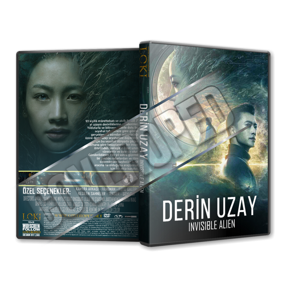 Invisible Alien - 2021 Türkçe Dvd Cover Tasarımı