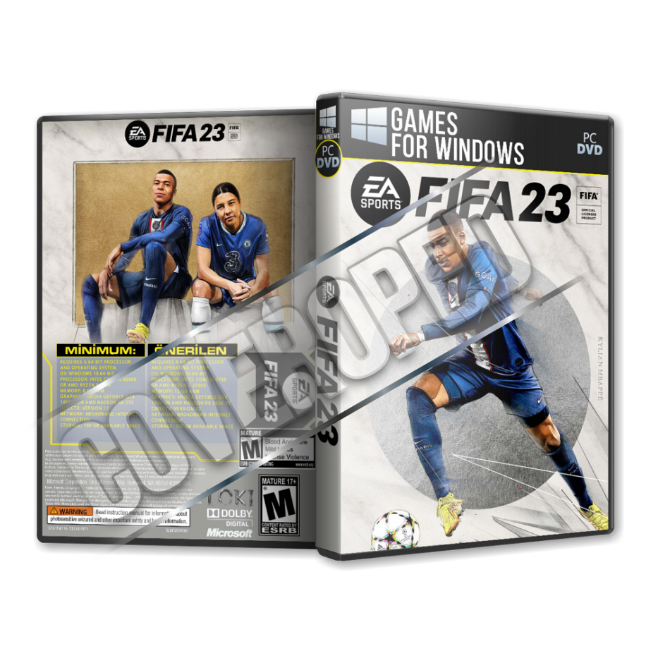 FIFA 23 Pc Game Cover Tasarımı